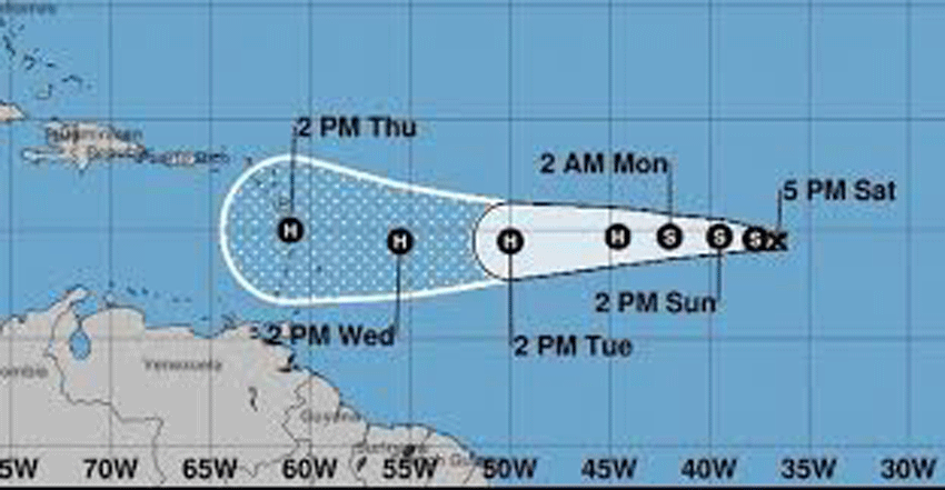 Tormenta Tropical Isaac